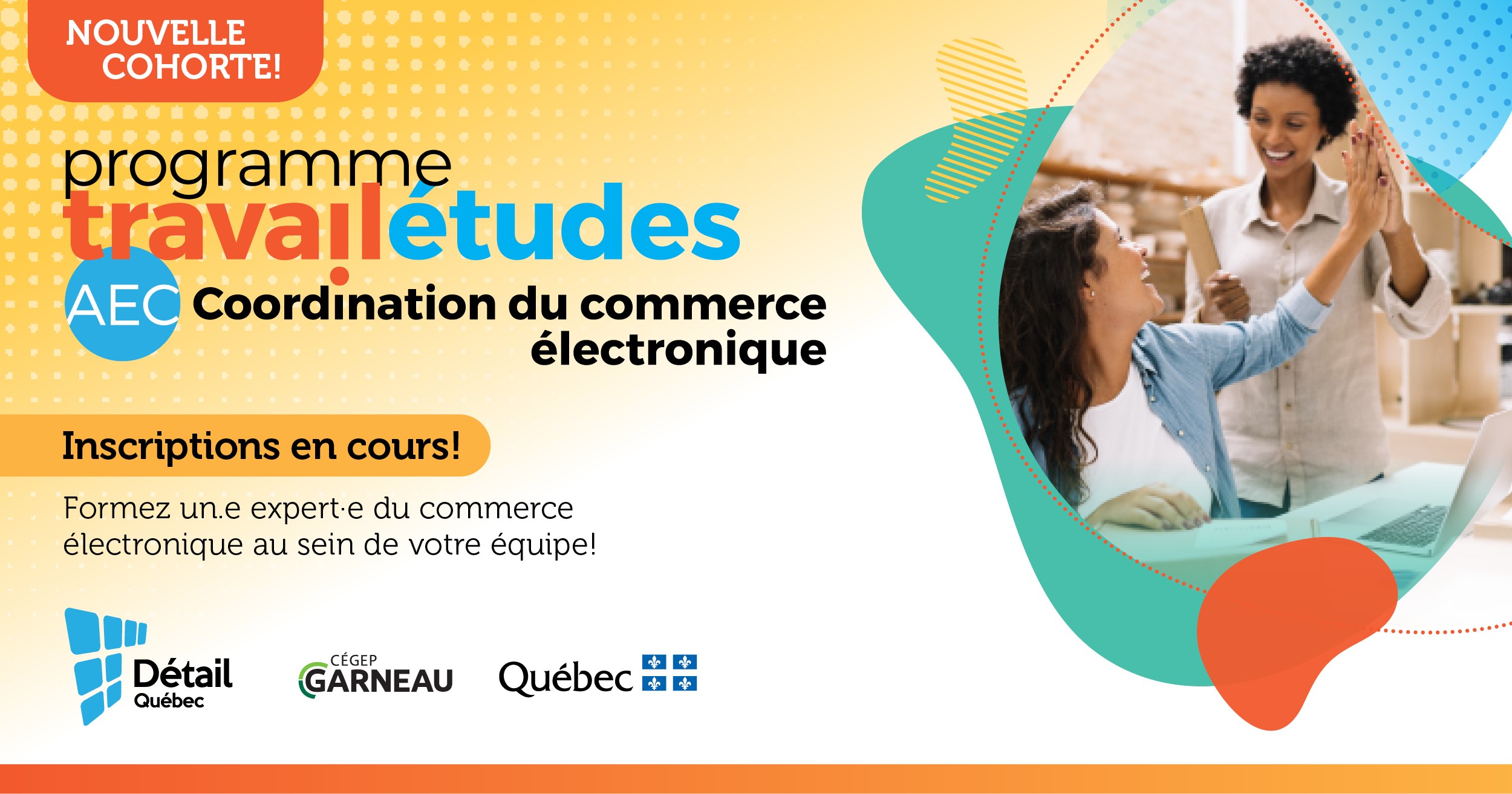 AEC travail-études en commerce électronique - Détail Québec